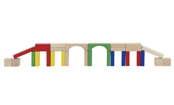 STACK & BUILD WOOD BLOCKS Toddler Blocks Set | 2 Years | Discovery Toys