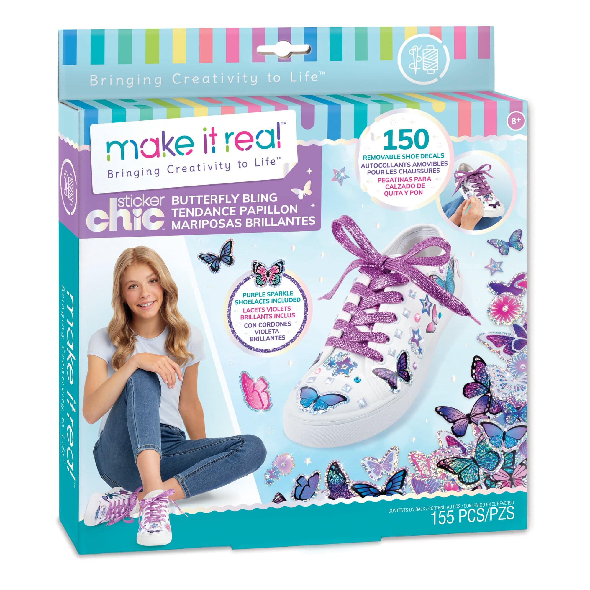 STICKER CHIC: BUTTERFLY BLING Shoe Stickers | Tweens | Discovery Toys