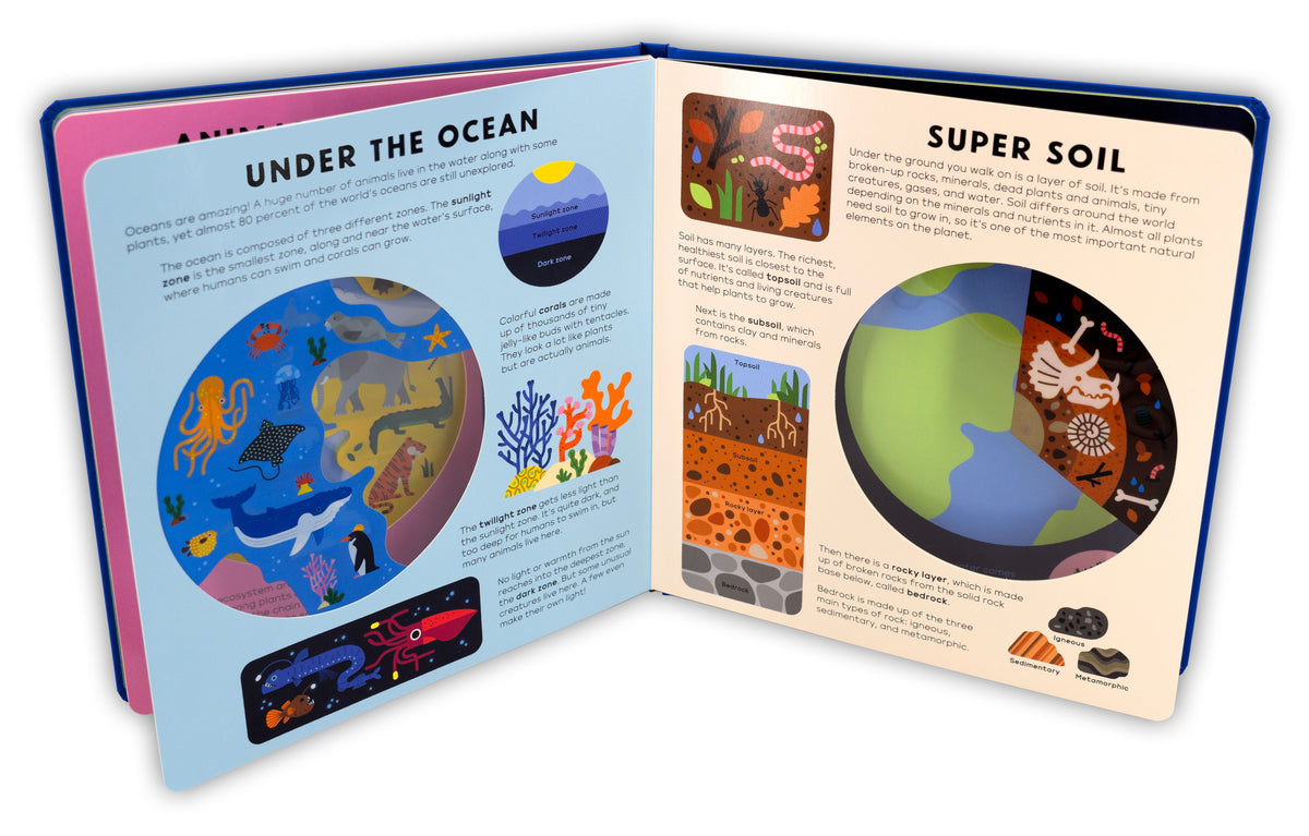 THE EARTH BOOK See-Through STEM Book | Discovery Toys