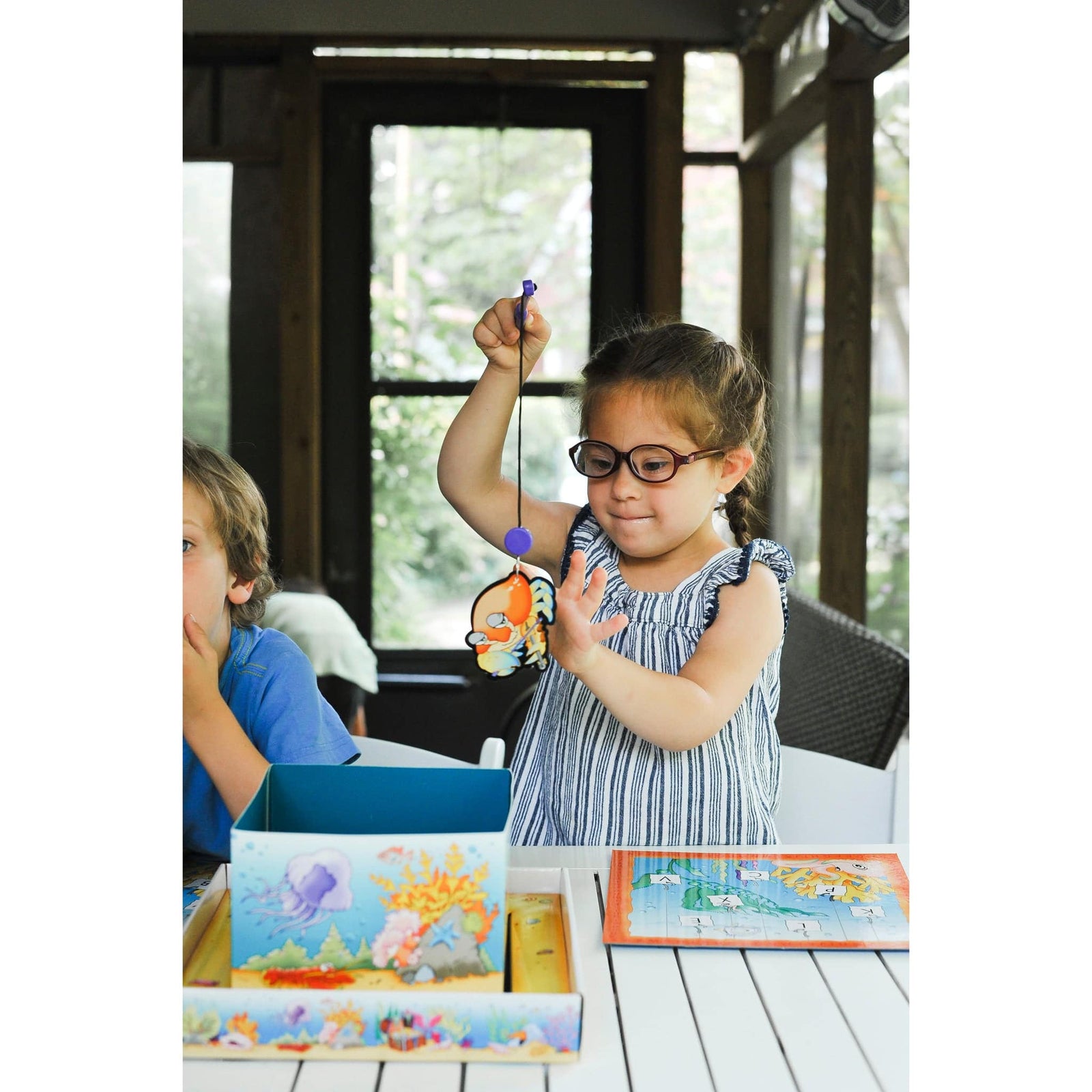 AB SEAS Magnetic Alphabet Letter Fishing Game | Discovery Toys