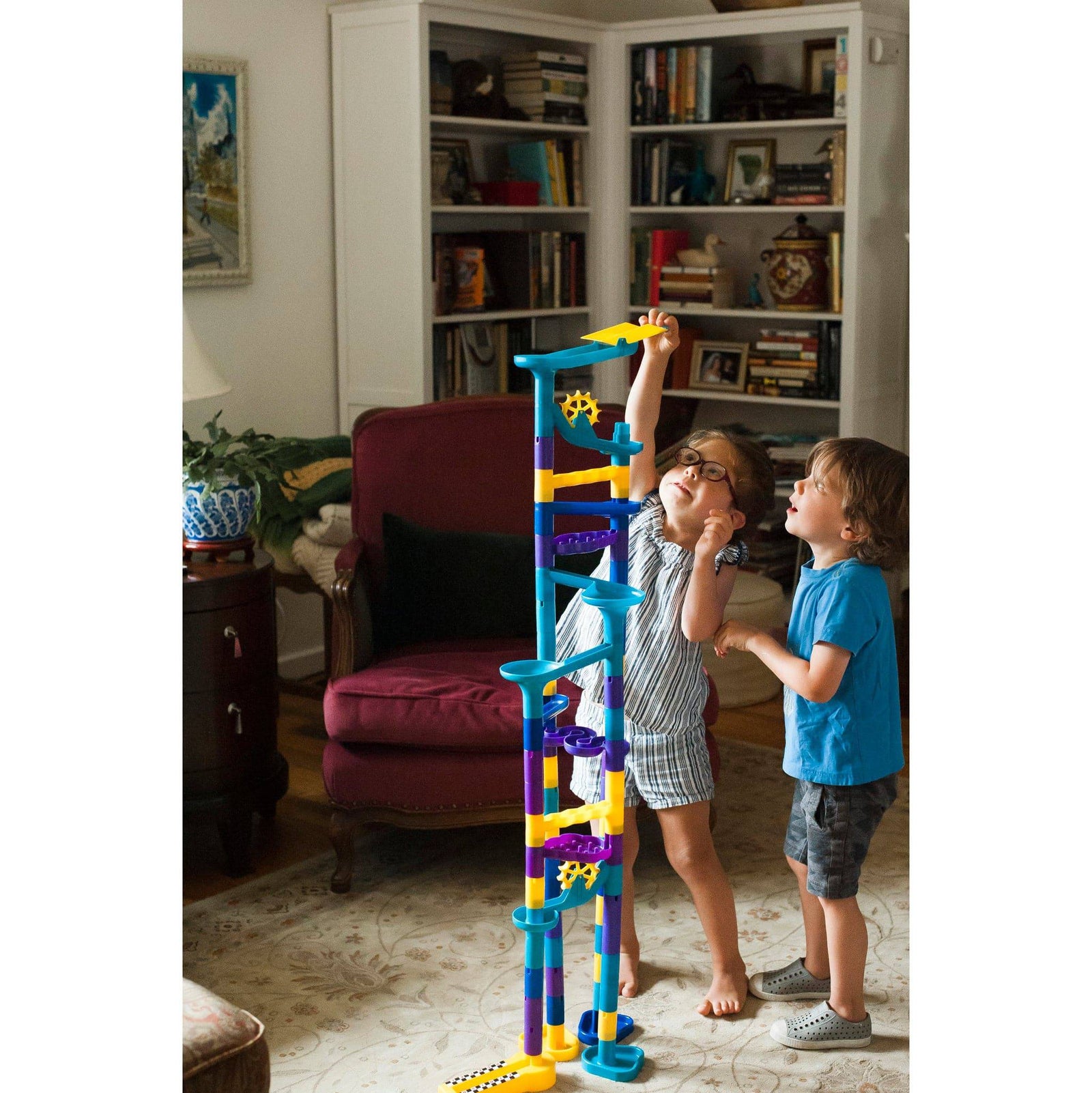 MARBLEWORKS ULTRA GRAND PRIX SET Racing Marble Run Track | Discovery Toys