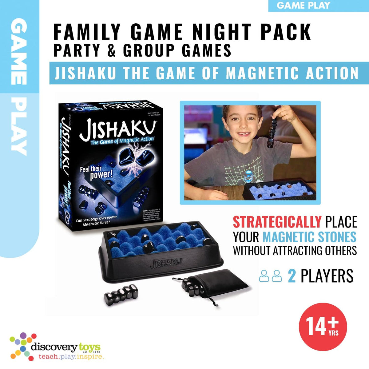 JISHAKU Stones Magnetic Game | Teens - Adults | Discovery Toys