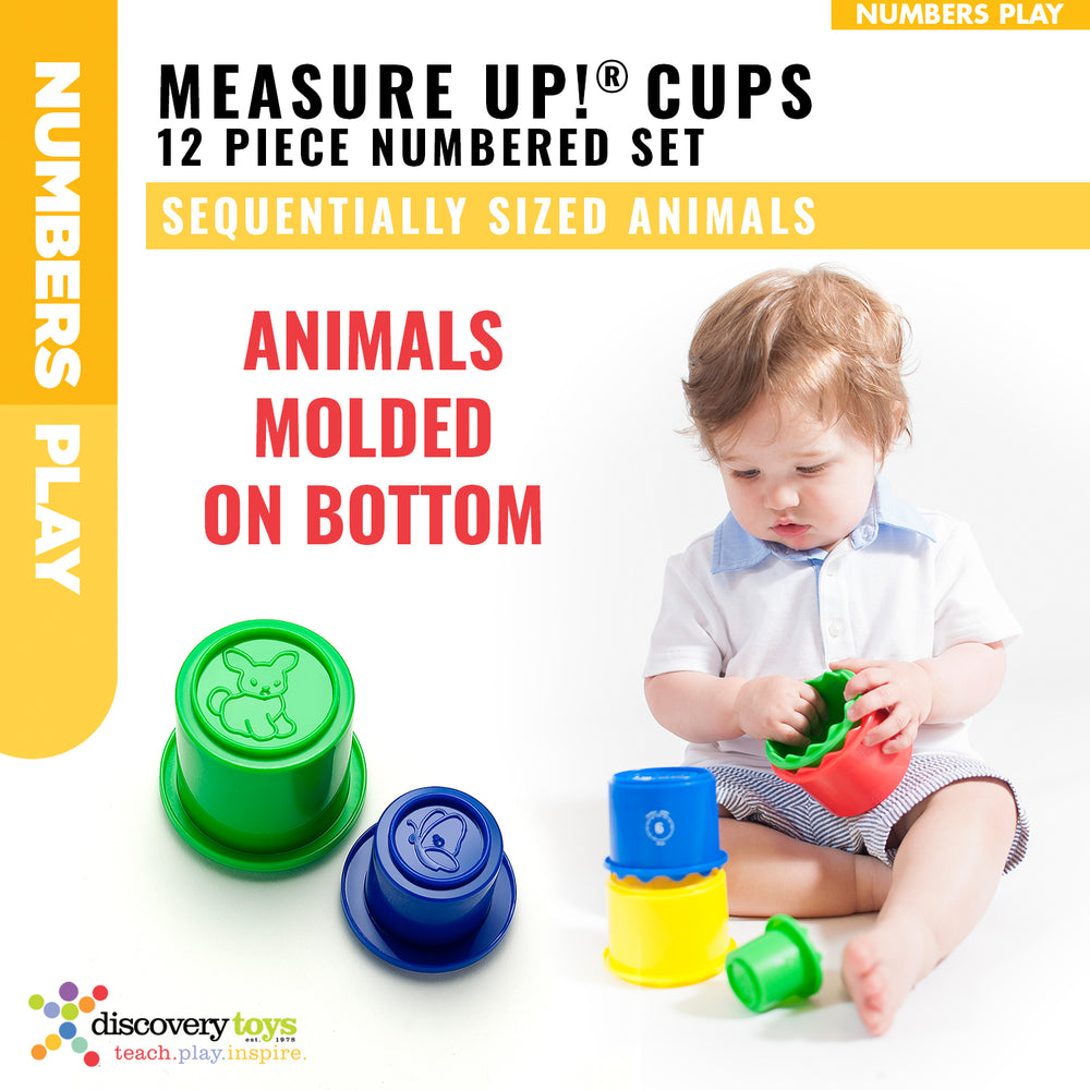MEASURE UP! CUPS Stacking Cups Educational Toy | Discovery Toys